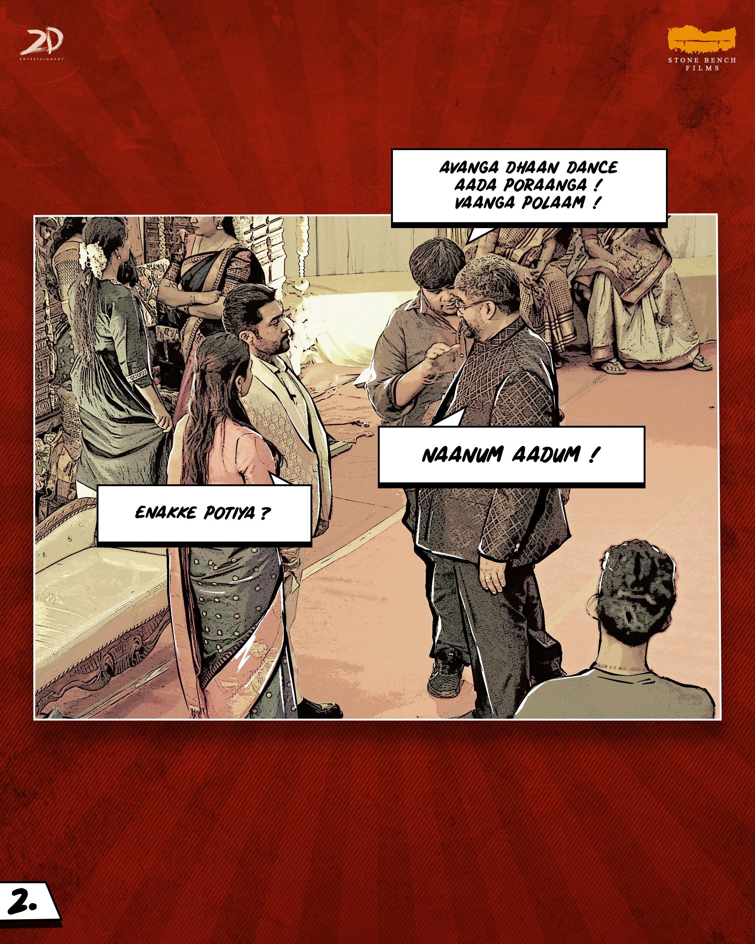 Retro BTS Comic Ep 9: Suriya, Pooja Hegde, & Kanimaa rehearsals Tamil Movie, Music Reviews and News